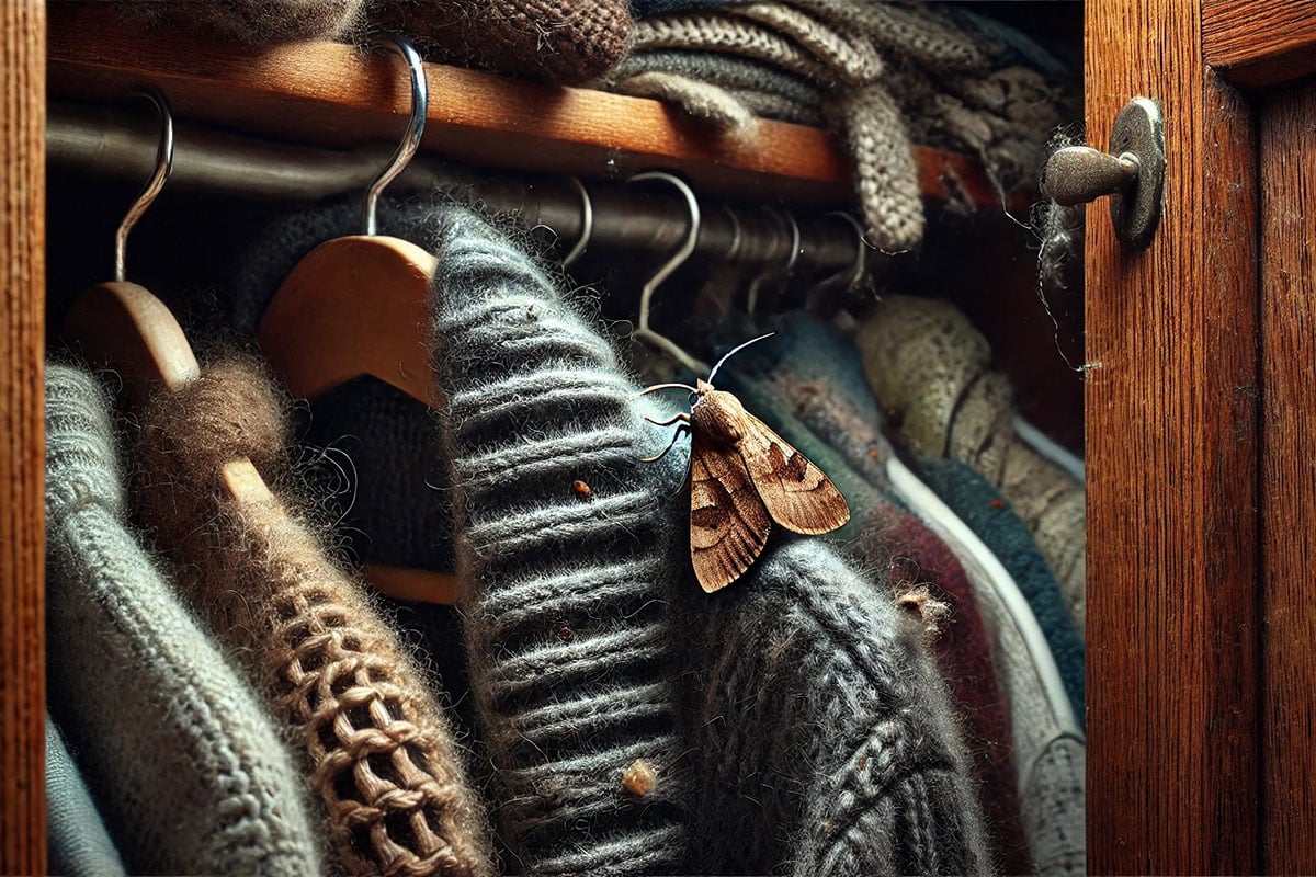 ¿De dónde salen las polillas de la ropa? | Hisan Plagas