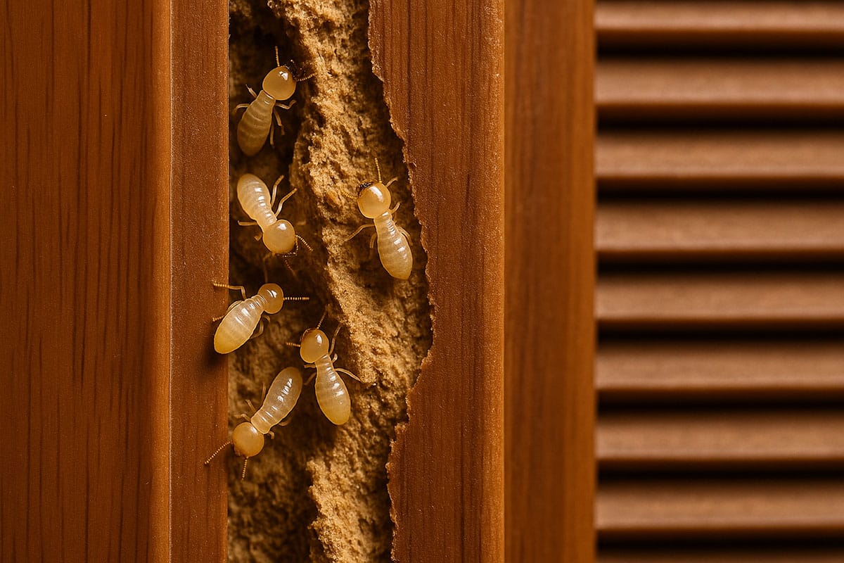 ¿Qué hacer si encuentras termitas en armarios empotrados? | Hisan